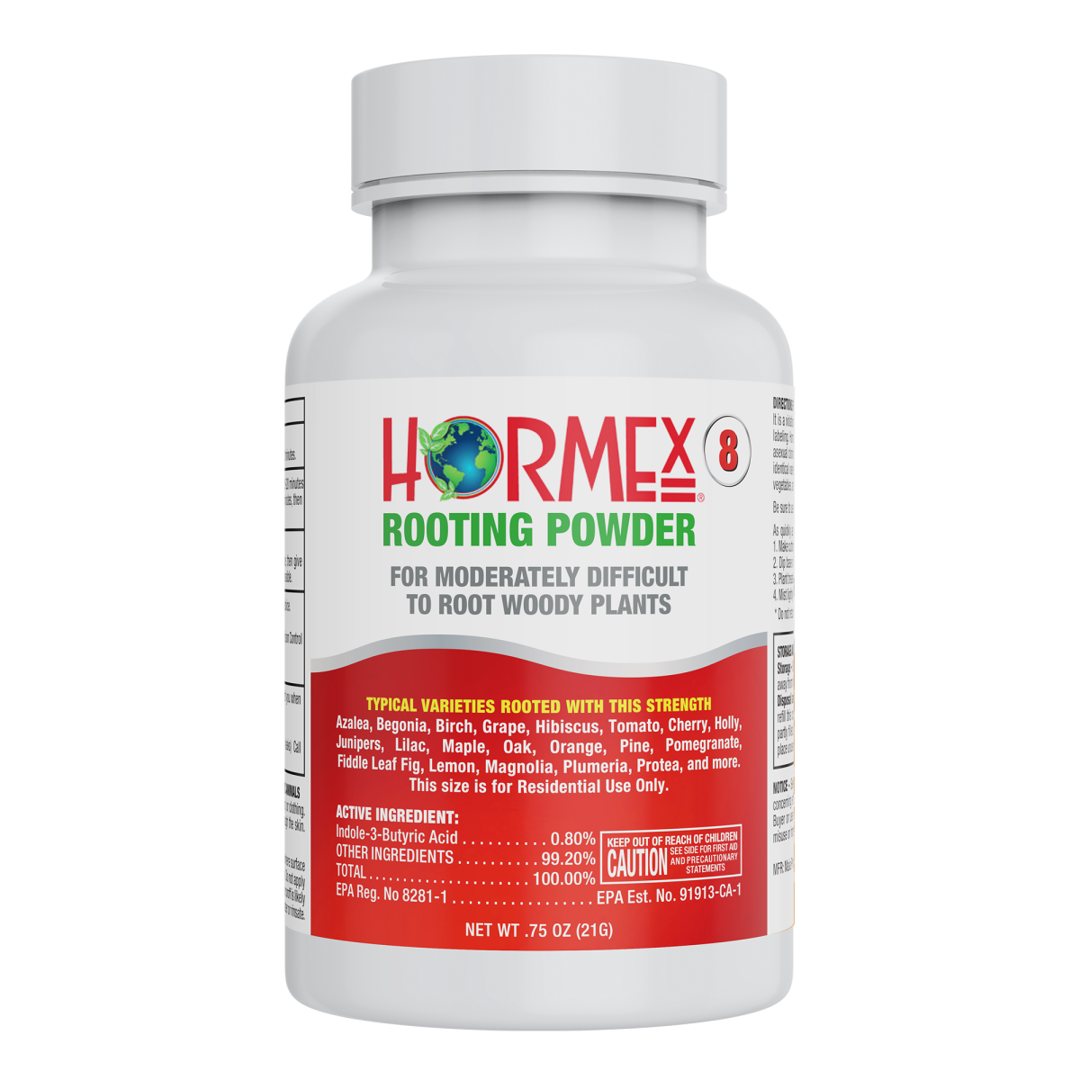 Hormex Rooting Powder #8 (0.8 IBA) - Rooting Hormone – HORMEX
